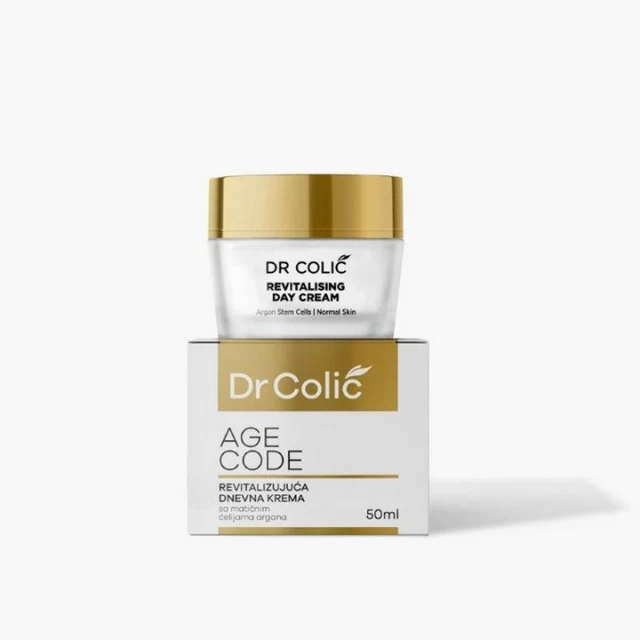 DR COLIĆ AGE CODE – Revitalizujuća dnevna krema sa matičnim ćelijama argana (50 ml)