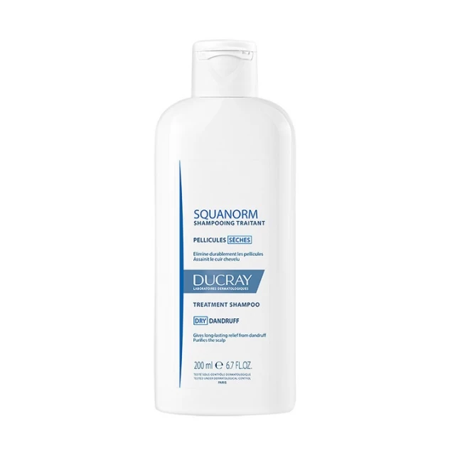 Ducray Squanorm šampon protiv suve peruti 200ml – Dugotrajno olakšanje i pročišćavanje