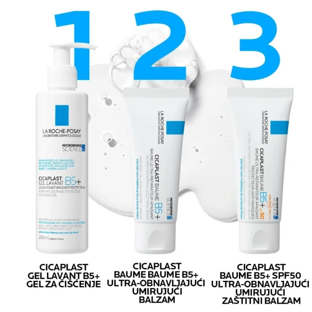 LA ROCHE-POSAY CICAPLAST B5 GEL ZA PRANJE – Ultra nežno čišćenje iritirane i osetljive kože (200ml)