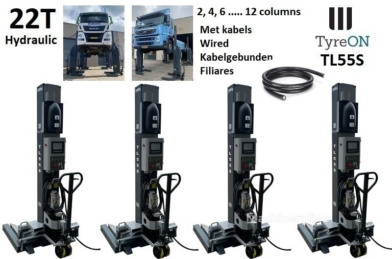 Nova TyreON TL55S-4 22T wired - 4 x 5,5 T - 400V / 2,6 kW per column stubasta auto dizalica