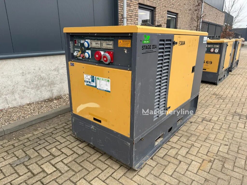 Perkins 1104D-44T Noodstroom generatorset 60 kVA Silent Aggregaat diesel generator