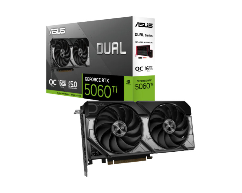 ASUS - nVidia GeForce RTX 5060 Ti 16GB DUAL-RTX5060TI-O16G grafička karta