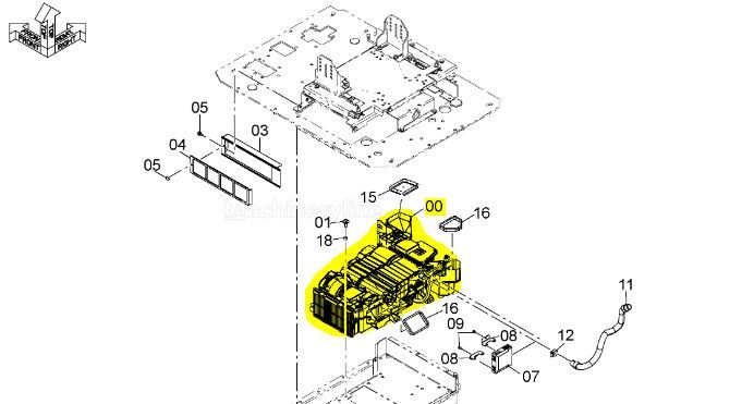 UNIT;AIRCON Hitachi 4717393 za bagera