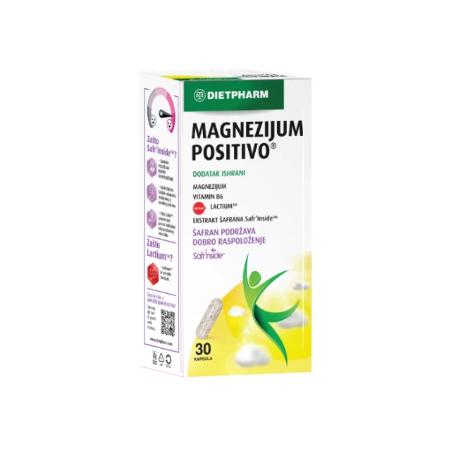 MAGNEZIJUM POSITIVO KAPSULE – Dermo-nutritivni balans za smirenje i blistav ten