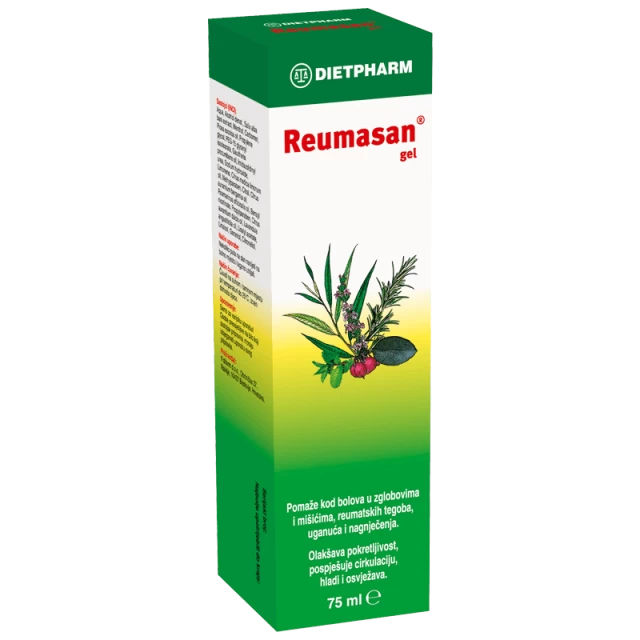 REUMASAN GEL (75 ml) – Ciljano dermo-aktivno olakšanje i relaksacija tkiva