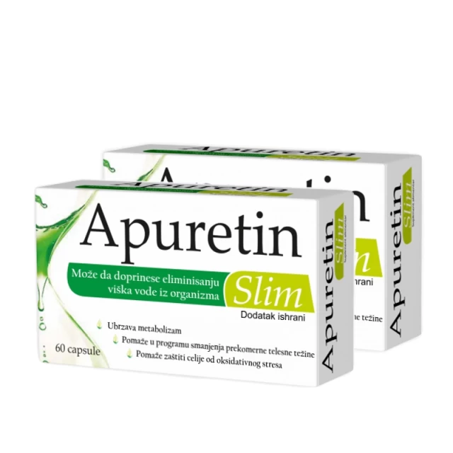 Apuretin Slim Duo Pack – Dvostruka podrška za metabolizam i gubitak težine