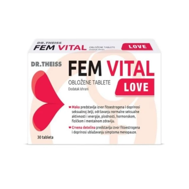 Dr. Theiss Fem Vital Love – Prirodna podrška ženskoj vitalnosti i libidu