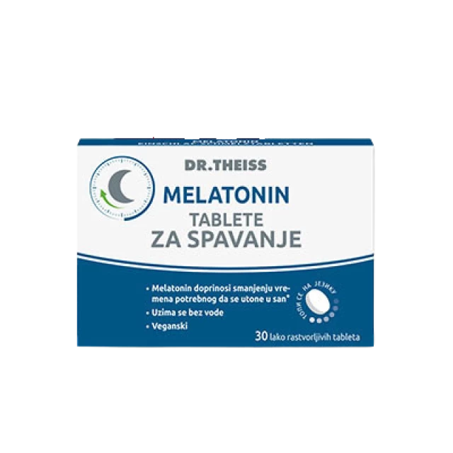 Dr. Theiss Melatonin – Prirodna podrška za brz san i kvalitetan odmor
