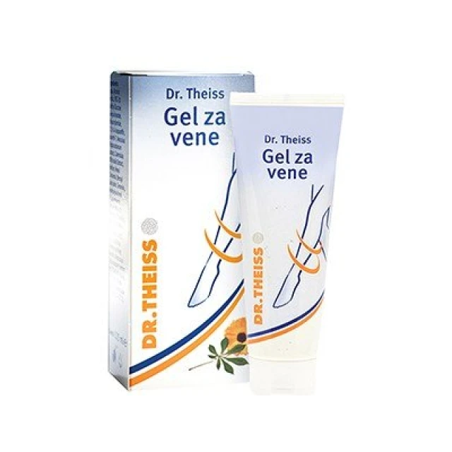 DR. THEISS VENEN GEL SA EKSTRAKTOM DIVLJEG KESTENA I NEVENA ZA TEŠKE, OTEČENE NOGE I VENSKU CIRKULACIJU 100 ML