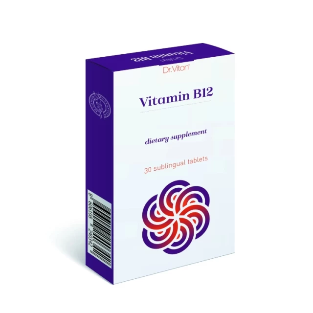 Dr. Viton Vitamin B12 – Sublingvalna formula za energiju i krvnu sliku