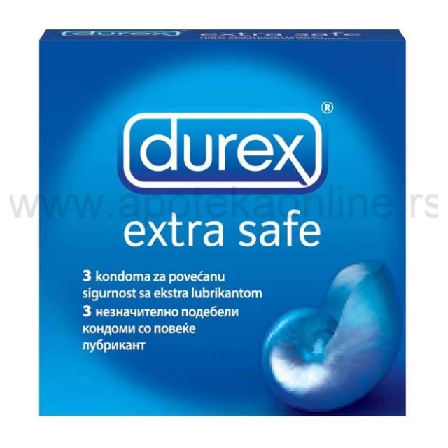 Durex Extra Safe – Maksimalna sigurnost i potpuna opuštenost (3 komada)