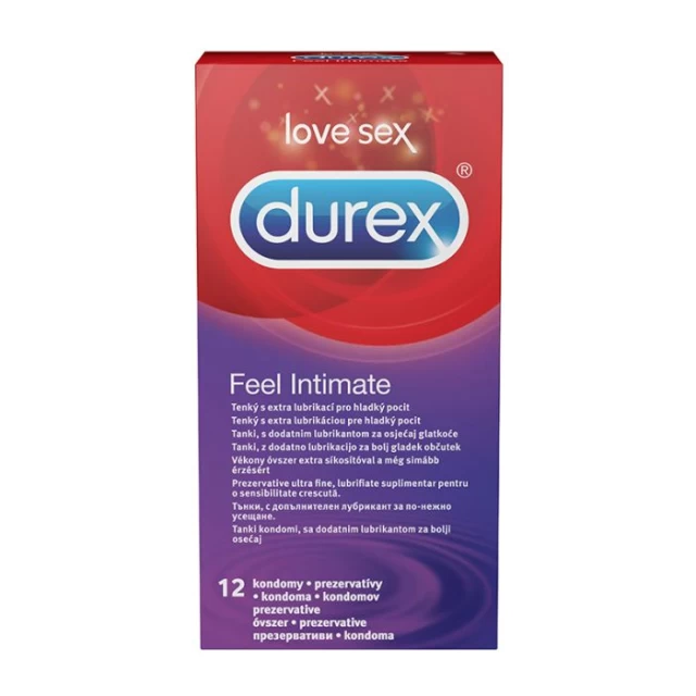 Durex Feel Intimate – Za gladak i nežan osećaj (12 komada)