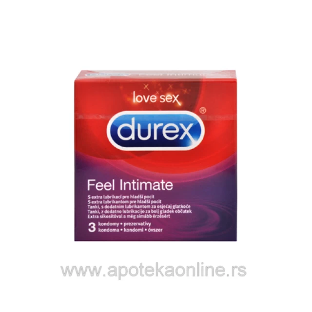 Durex Feel Intimate – Za gladak i nežan osećaj (3 komada)