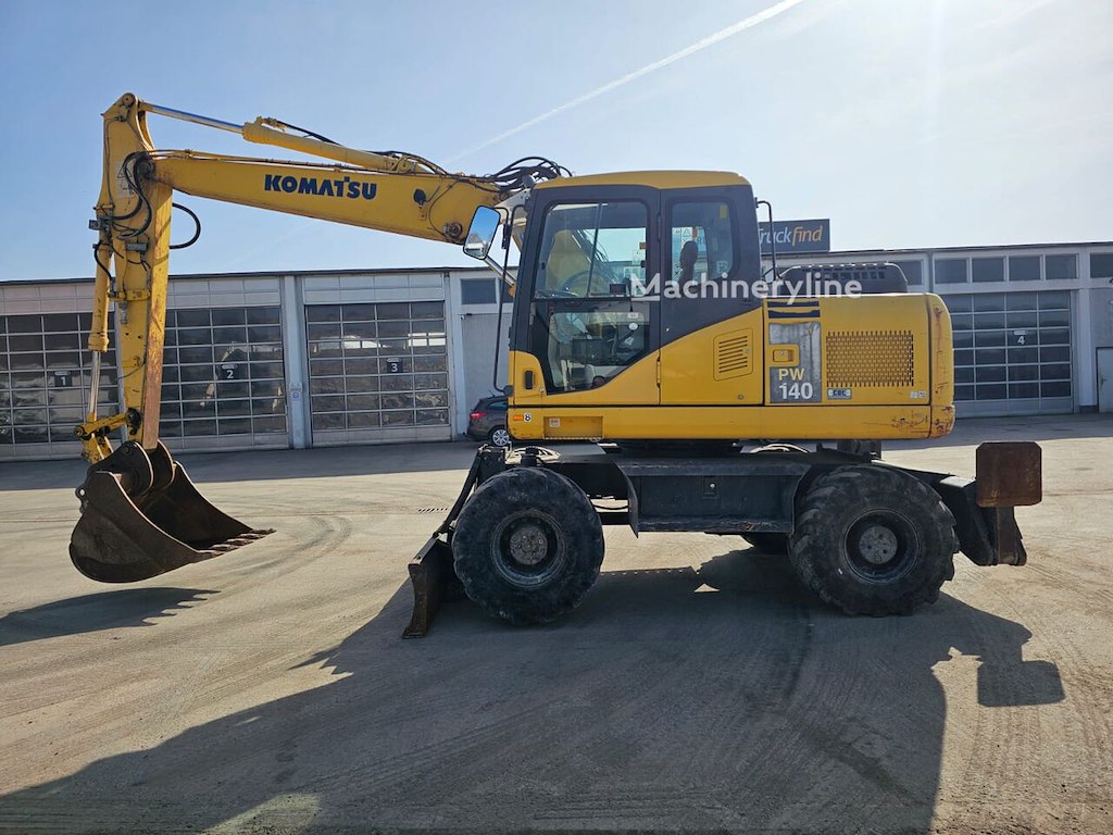 Komatsu PW140-7 / Schnellwec. /2x löffe/Klima bager točkaš