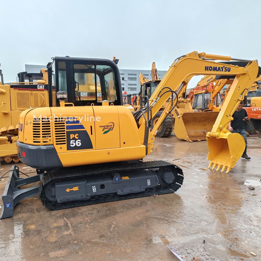 Komatsu PC56 midi bager