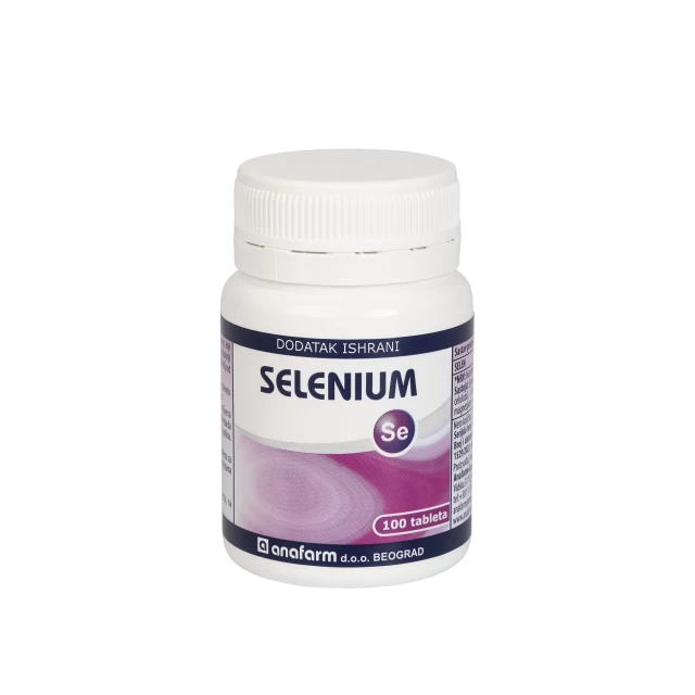ANAFARM SELENIUM 50µg 100 TABLETA – Moćna antioksidativna zaštita i podrška štitnoj žlezdi