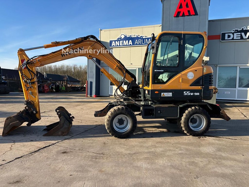 Hyundai R55W-9A bager točkaš