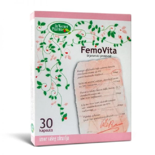Femovita kapsule – Prirodna alternativa za ublažavanje simptoma menopauze