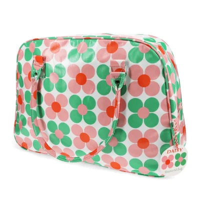 Vikend torba - Pink and green Daisy