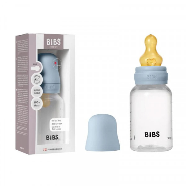 Bibs plastična flašica 150 ml Baby Blue