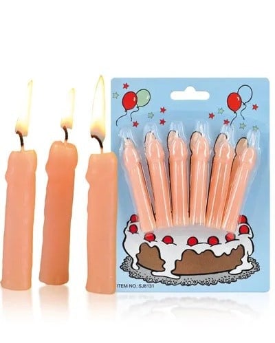 Erotske svećice za tortu ,Penis Candle, 520326