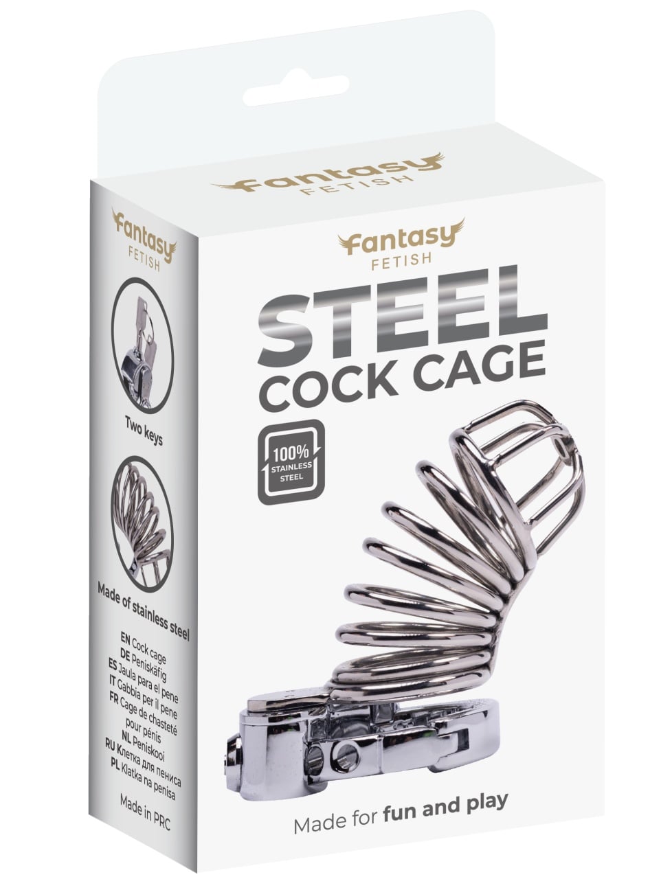 Kavez za peni, Stainless steel cock cage Locking Mechanism, 2001164