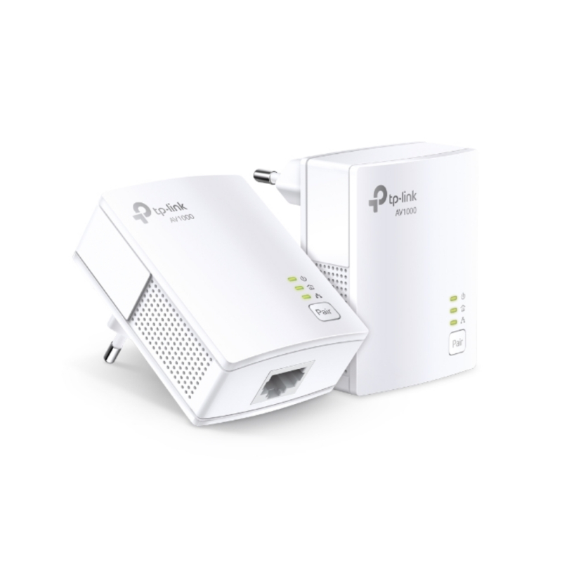 POWERLINE ADAPTER TP-LINK TL-PA7017 KIT AV1000/1GB/HOMEPLUG AV2/HOMEPLUG AV/300M