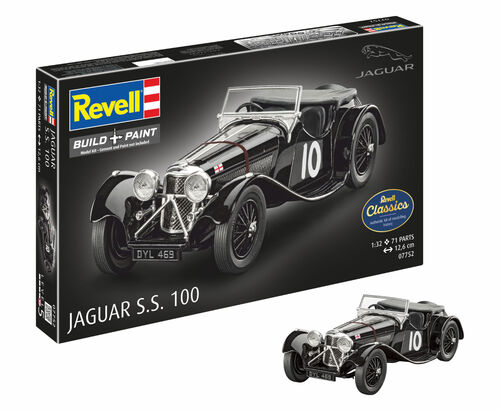 NEW! Revell 07752 Jaguar SS 100 (Revell Classics)