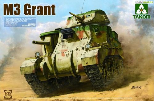 Takom 2086 American M3 Grant Medium Tank