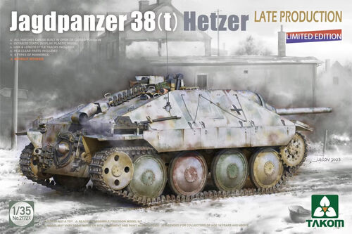Takom 2172X Jagdpanzer 38(t) Hetzer Late Production (Limited Edition)