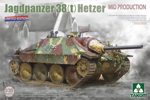 Takom 2171X Jagdpanzer 38(t) Hetzer Mid Production (Limited Edition)