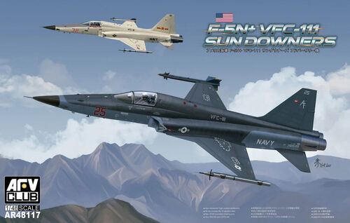 NEW! AFV Club AR48117 Northrop F-5N+ - VFC-111 Sundowners