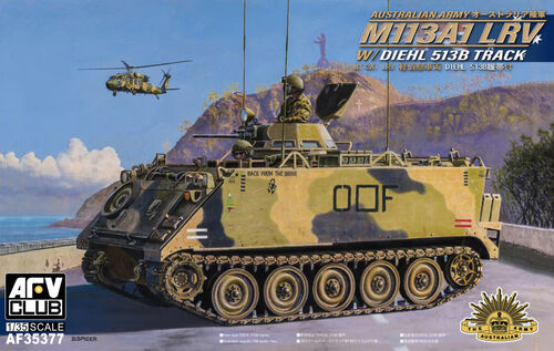 NEW! AFV Club AF35377 Australian Army M113A1 LRV with DIEHL 513B Tracks
