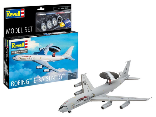NEW! Revell 63794 Boeing E-3 A Model Set