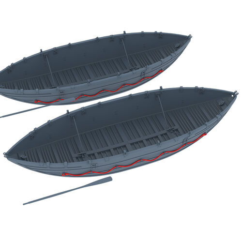 NEW! HD Models 35312 FBE Mk.III - Boat Folding (2 pcs / 3D-Printed)
