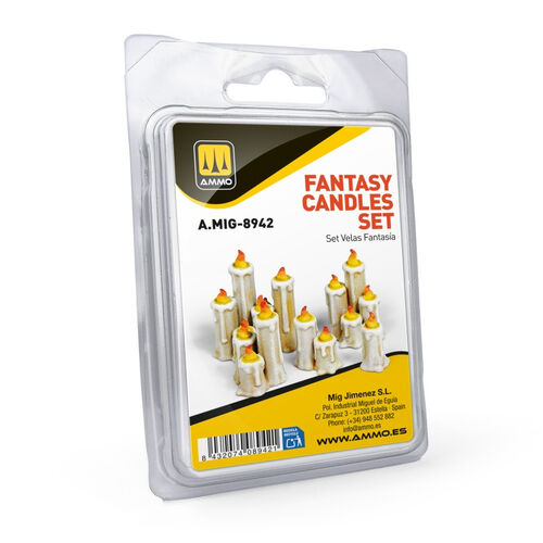 NEW! AMMO of Mig Jimenez 8942 Fantasy Candles Set (3D-Printed)