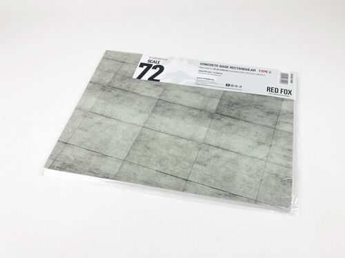 Red Fox Studio DB-72008 Concrete Base Rectangular Type 2 (300 x 230 mm / Universal)