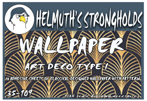 NEW! Helmuth's Strongholds 35109 Wallpaper Art Deco I