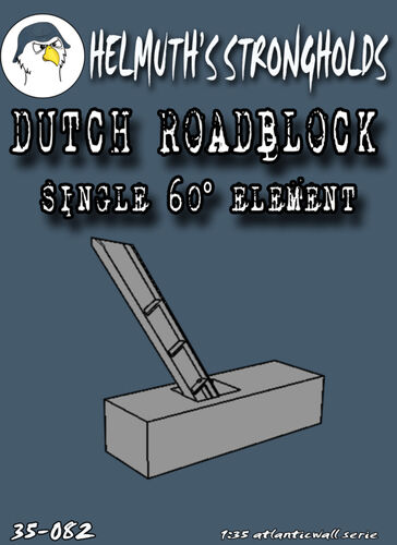 NEW! Helmuth's Strongholds 35082 Dutch Roadblock Single 60 Element