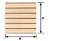Plastruct 91554 Deski Siding PS-56 (1 szt.)