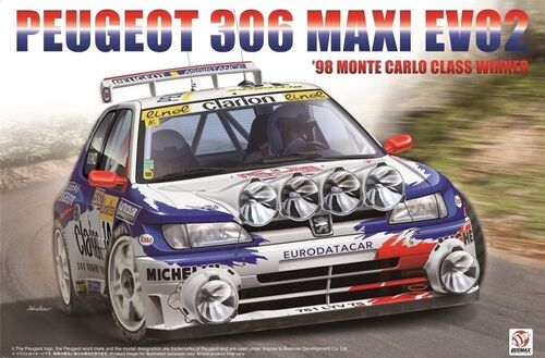 Beemax 24026 Peugeot 306 Maxi EVO2 '98 Monte Carlo Rally Class Winner