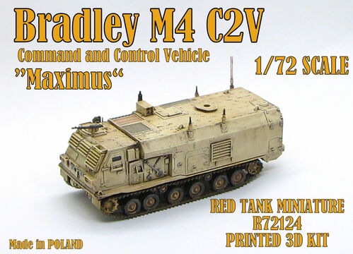 RED TANK MINIATURE 72124 Bradley M4C2V Maximus