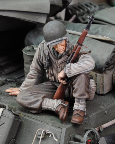 Royal Model di R. Reale 659 U.S. Infantry at rest with rifle no.1 WWII