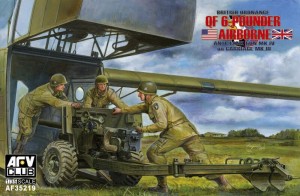 AFV Club 35219 British Ordnance QF 6-pouder Airborne Anti-Tank Mk.IV on Carriage Mk.III