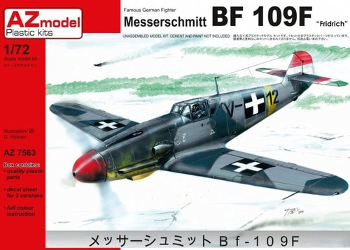 AZ-Model 7563 Messerschmitt Bf-109F Fridrich
