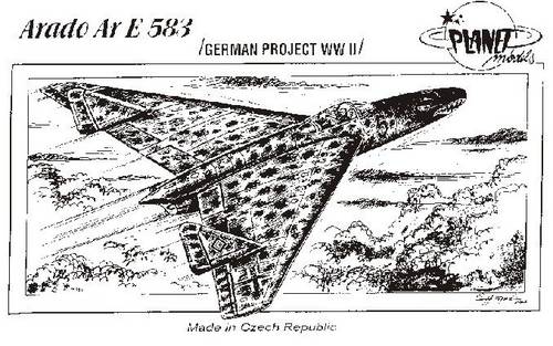 Planet Models 032 Arado Ar E 583