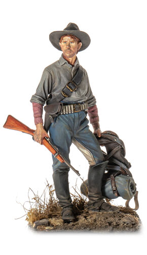Andrea Miniatures S14F01 Trooper US Cavalry - 7th Cavalry (1876)
