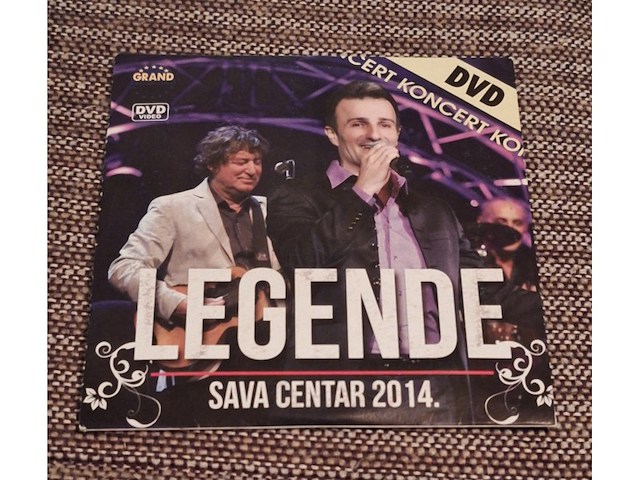 DVD-LEGENDE-KONCERT 2014 SAVA CENTAR BEOGRAD-ORIGINAL-
