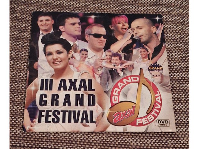 DVD-TREĆI AXAL GRAND FESTIVAL-NEKORIŠĆENO