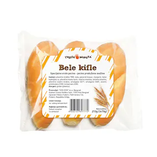 Kifla bela Maxi 3x70g